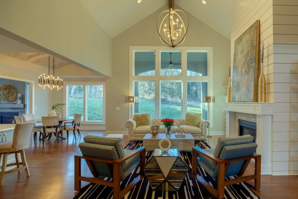 New Haven - Great Room Windows - Rodrock Homes